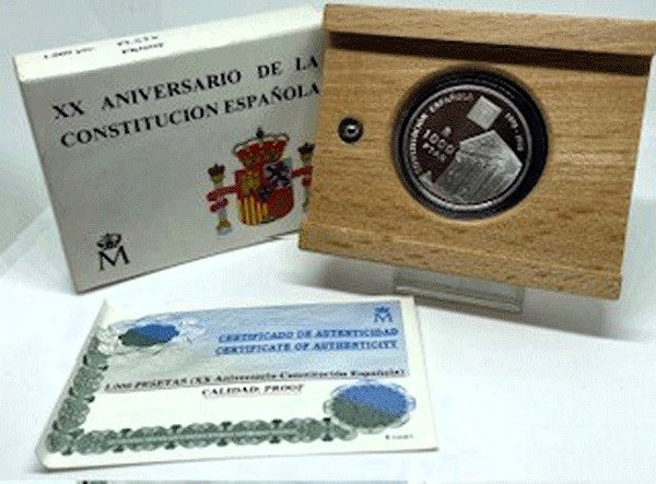 1000 pesetas SPAIN 1998 - World Cup '98 – NUMISBUR