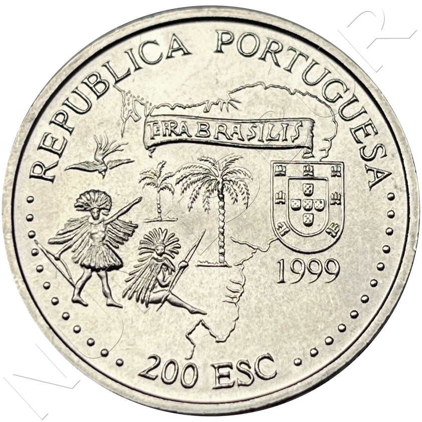 200 escudos PORTUGAL 1999 - Brasil – NUMISBUR