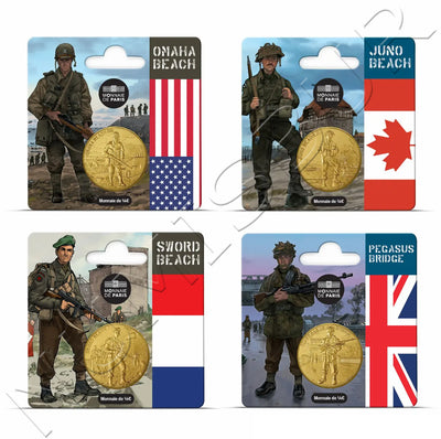 0.25 euros FRANCIA 2024 - "80 aniversario D-Day" – NUMISBUR