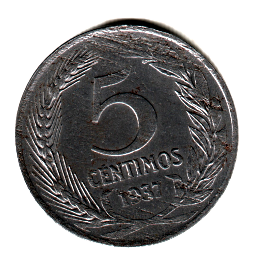 50 cents SPAIN 1937 - *3* *6* II Spanish Republic S/C – NUMISBUR