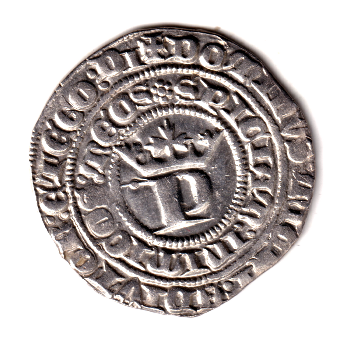 1 real SPAIN (1350-1368) - BURGOS | Peter I "The Cruel" Points in P ab ...