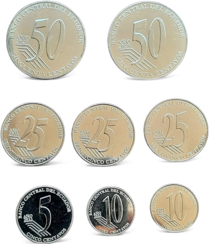 Tira ECUARDOR 2023 - 8 monedas – NUMISBUR