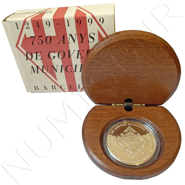 2000 pesetas SPAIN 1999 - 750 years of municipal government BARCELONA ...