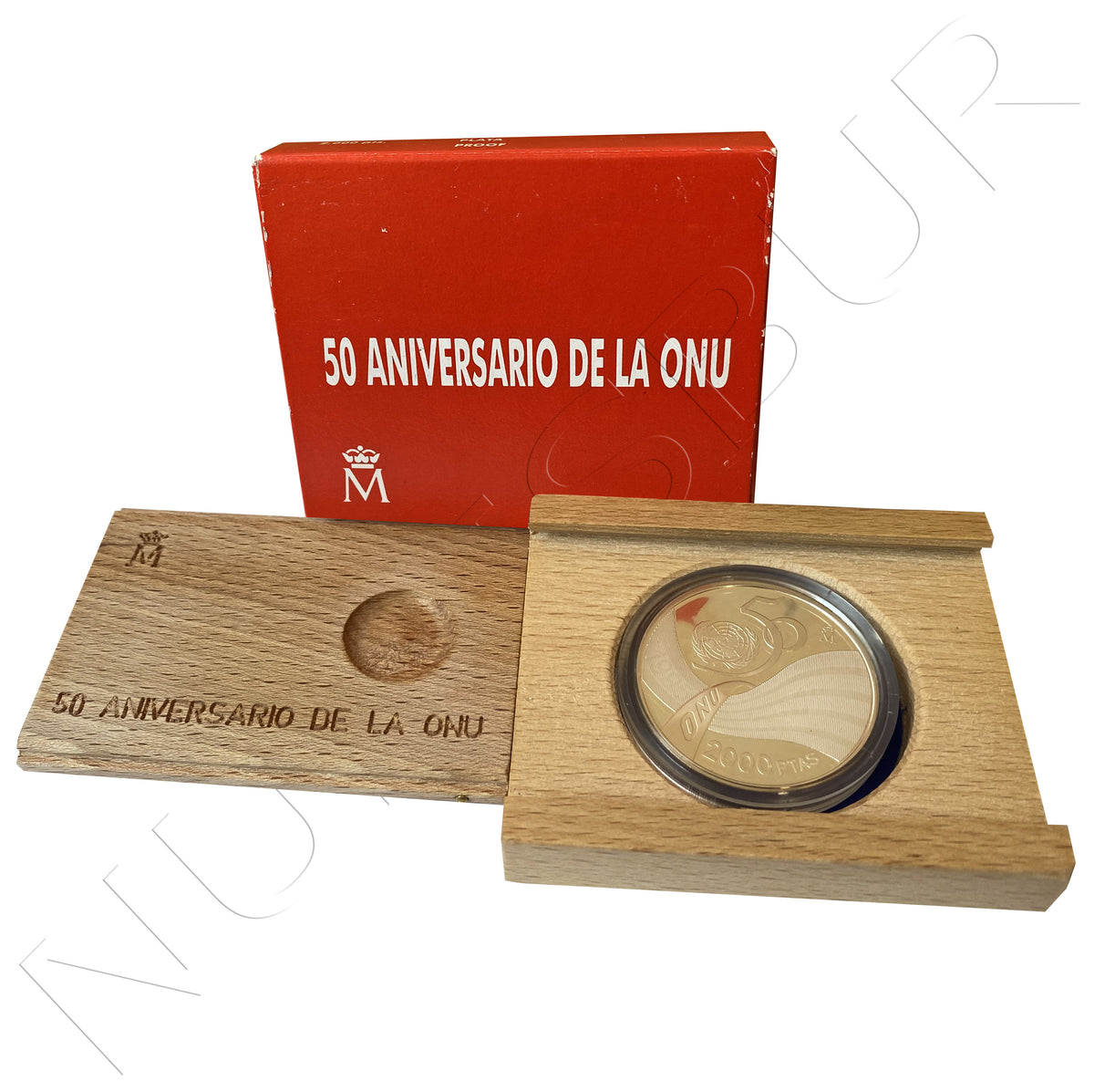 2000 pesetas SPAIN 1995 - 50th anniversary of the UN – NUMISBUR