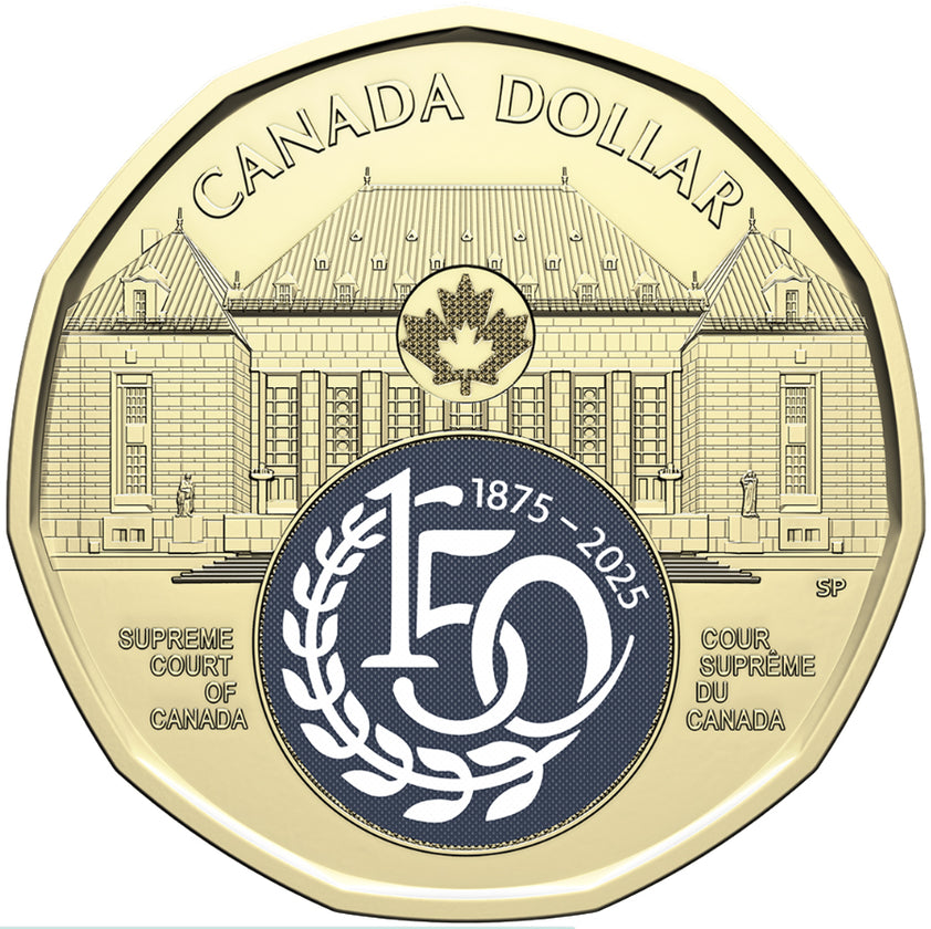 1 dólar CANADÁ 2025 - 150º aniversario de la Corte Suprema de Canadá ...