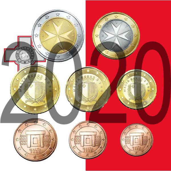 Strip MALTA 2020 - 8 values – NUMISBUR